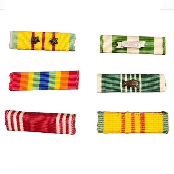 U.S. Army | Accessories | Vintage Vietnam War Era Awards Ribbons 6 ...
